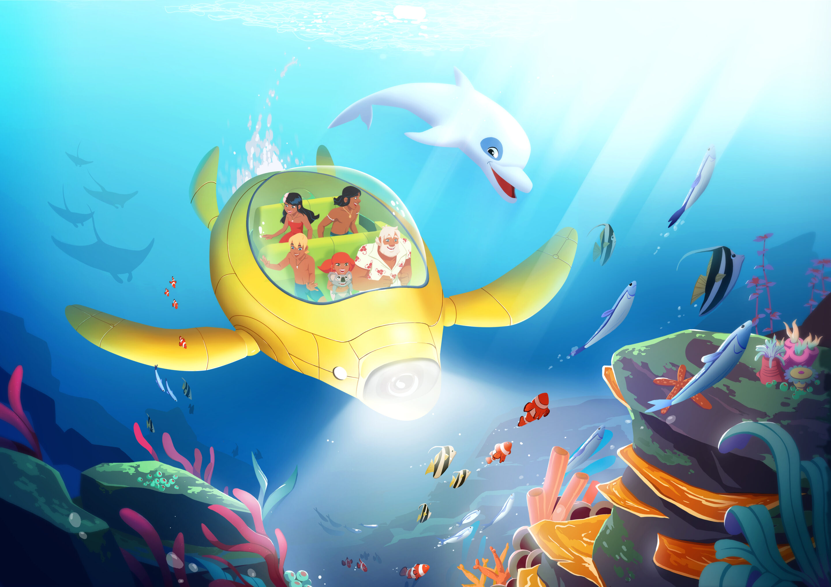Zoom The White Dolphin - Mediatoon Distribution